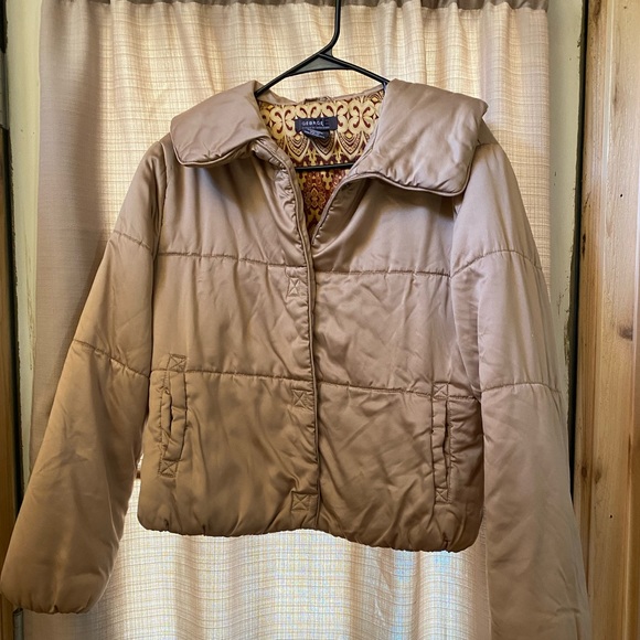George | Jackets & Coats | Beigegold Puffer Jacket | Poshmark